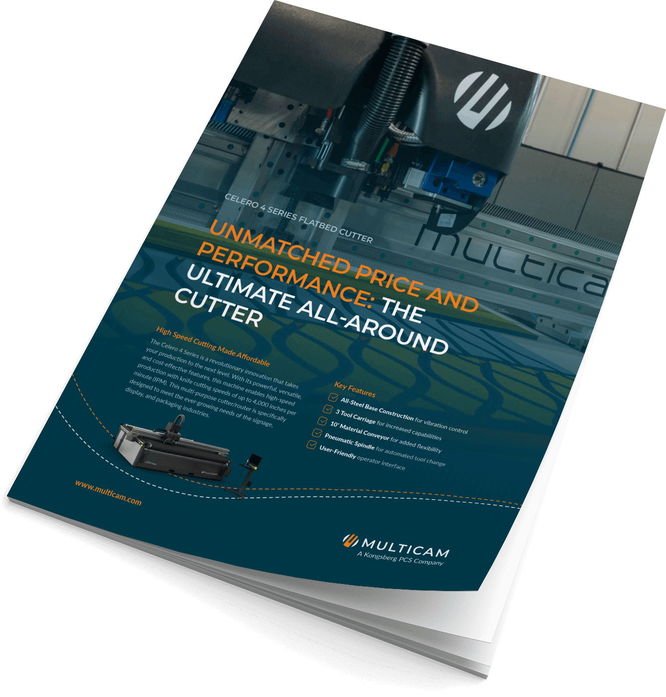 Celero 4 flatbed cutter - Kongsberg Precision Cutting Systems